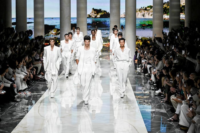 Dolce & Gabbana imagines a Mediterranean escape in menswear built for ...