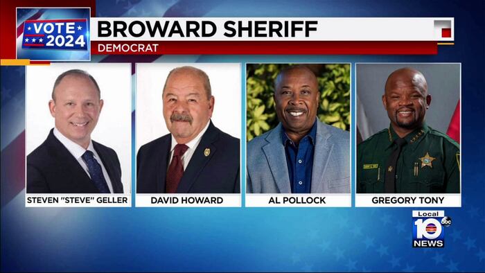 Vote 2024: Broward Sheriff Gregory Tony faces 3 challengers in ...
