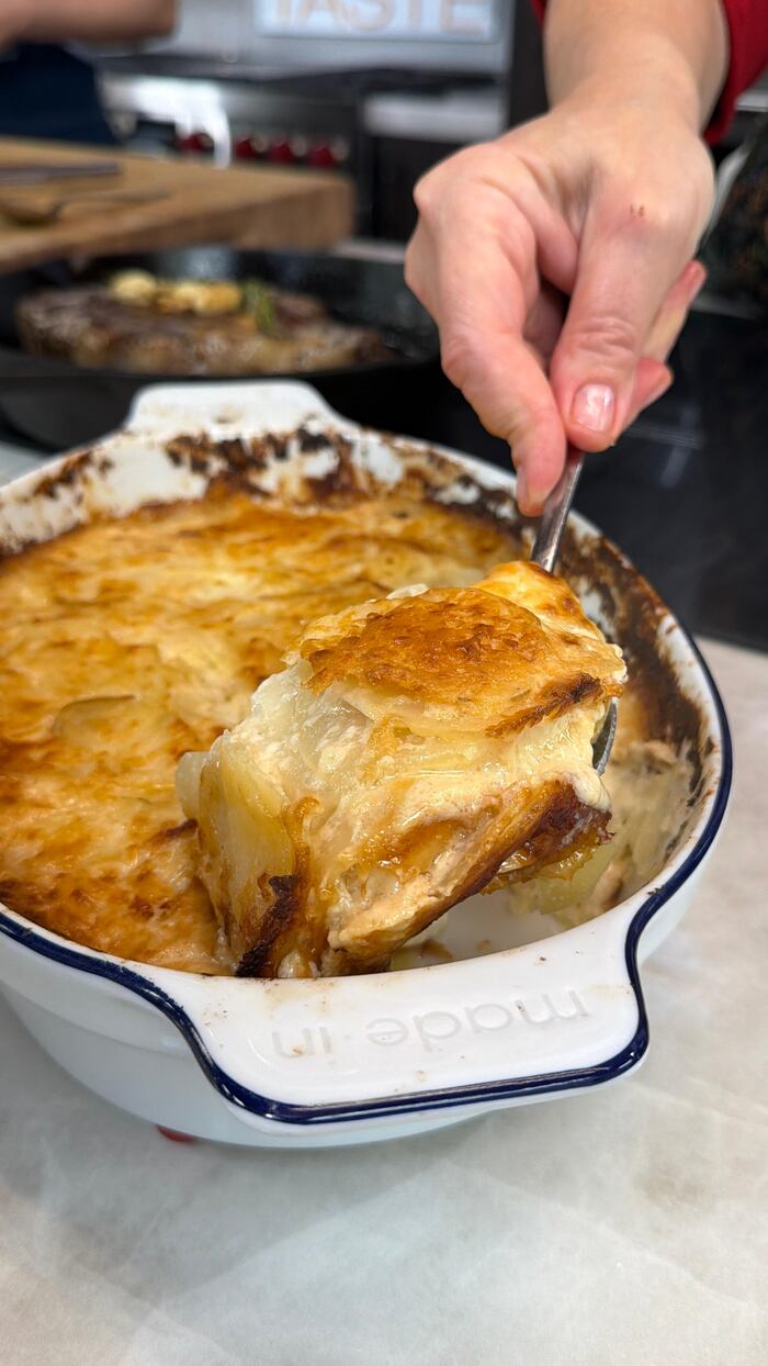 Traditional Potato Gratin with Gruyère
