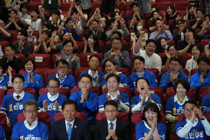 Exit polls suggest landslide win by South Korea's ruling liberal party ...