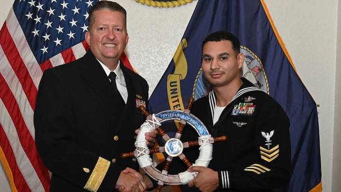 U.S. Navy sailor from Miami-Dade gets award in Texas