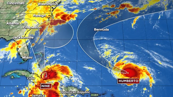 Tropical depression forms, could become Imelda; storm watches issued ...