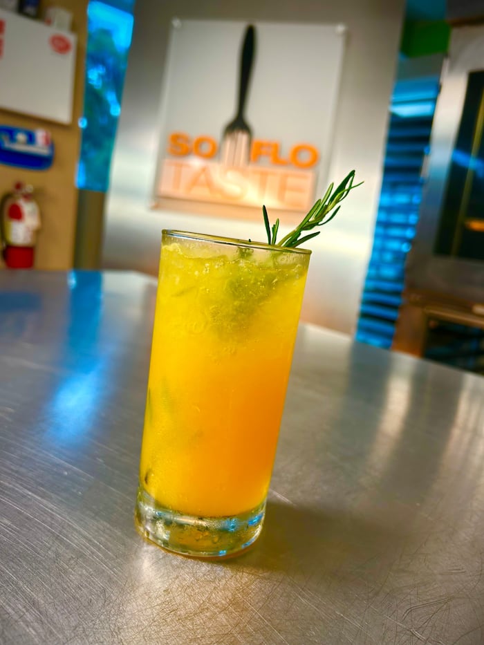 Tangerine-Rosemary Mocktail & Candied Bacon