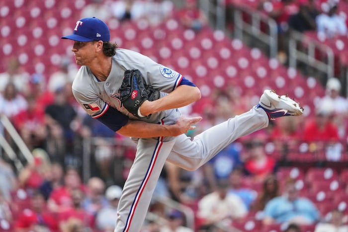 Rangers ace Jacob deGrom gets his 100th major league win on his son's ...