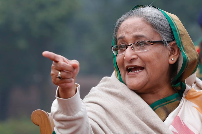 Bangladesh's ousted leader Hasina denounces the upcoming election from ...
