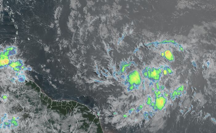 First area of interest tagged in the Atlantic Main Development Region