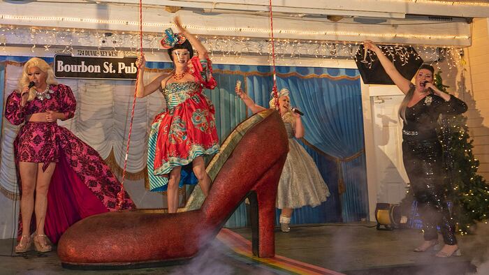 Key West starts 2021 with drag queens’ Shoe Drop