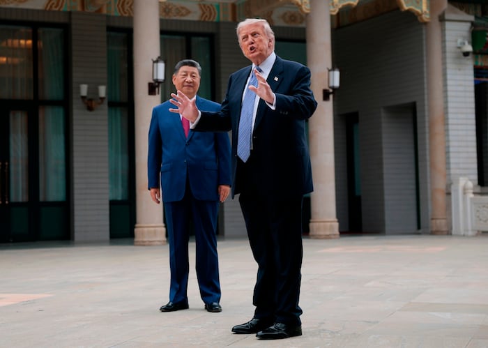 The Latest: After China visit, Trump says he’s undecided on sending ...